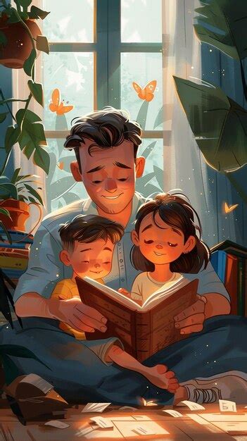 Premium Photo Illustration Of Roald Dahls Matilda Reading