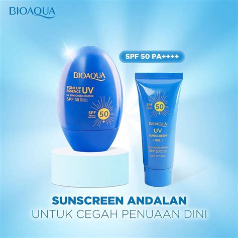 Jual Bioaqua Uv Sunscreen Gel Spf 50 Pa Tone Up Uv Sunscreen Essence Spf 50 Pa