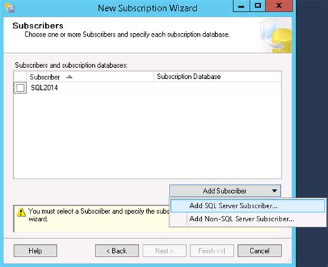 travis gan sql replication subscriber on different domain