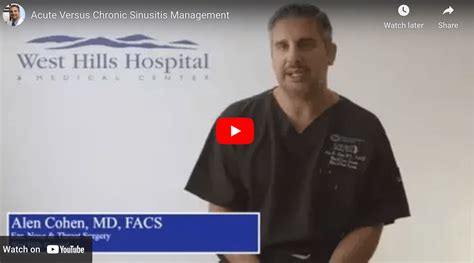 Acute Versus Chronic Sinusitis Cv Ent Surgical Group