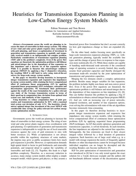 pdf heuristics for transmission expansion planning in low carbon