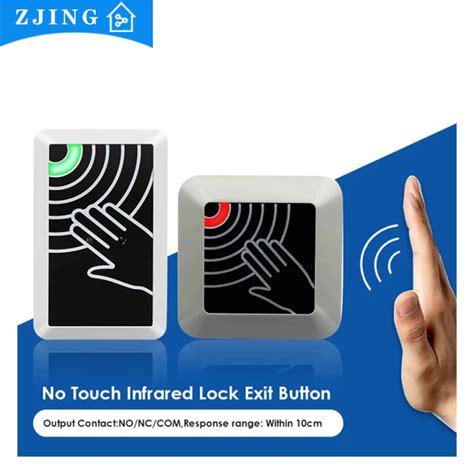 Touchless Infrared Lock Exit Button Ir Door Release Switch Surface Install Contactless Door Lock