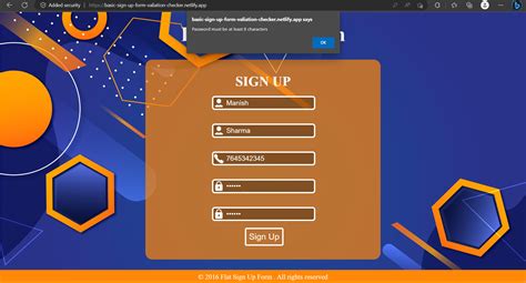 Github Gagandeep101signupformvalidation
