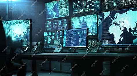 Analyzing Complex Data Visualizations On Advanced Digital Screens In A Dark Control Room During