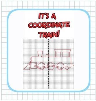 Plotting Integers Coordinate Planes Trains And Automobiles Combo Pack