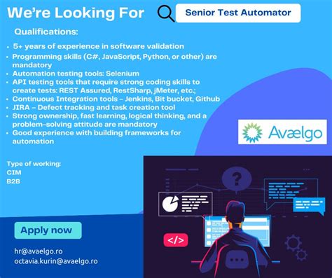 Octavia Kurin On Linkedin Avaelgo Hiring Testautomation Joinourteam