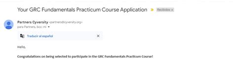 Accepted Into Cyversity Grc Program Valerie Tafur Palomino Posted On