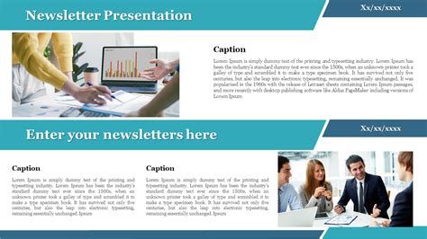 Download Newsletter Presentation Template Diagrams