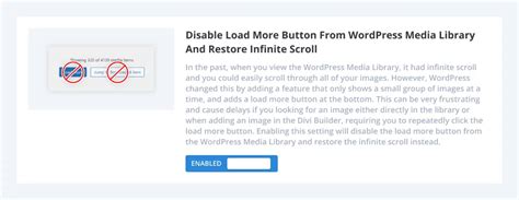 how to disable the load more button from wordpress media library and