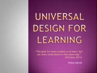 PPT Universal Design For Learning PowerPoint Presentation Free Download ID 4409937
