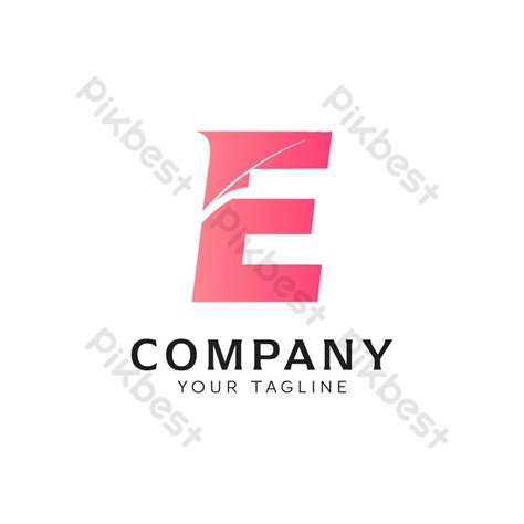 독특한 초기 E 로고 벡터 디자인 일러스트 Png Eps 무료 다운로드 Pikbest