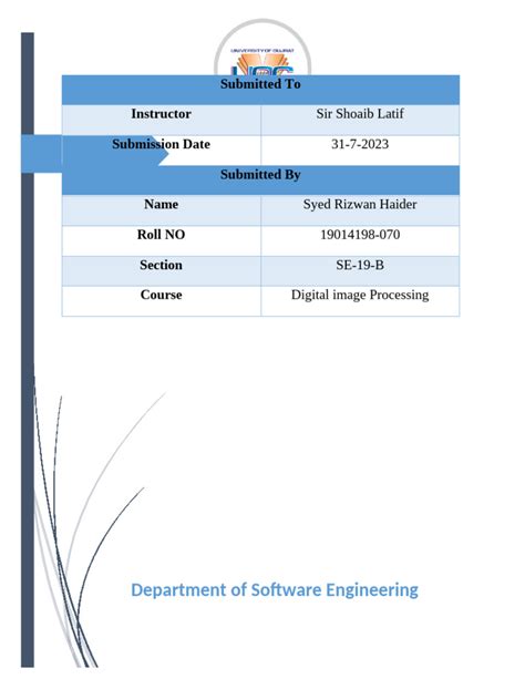 Digital Image Processing Assignment Pdf Image Segmentation