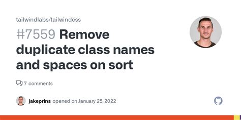 Remove Duplicate Class Names And Spaces On Sort Issue 7559