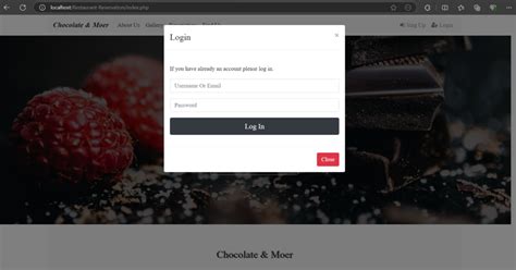 Restaurant Reservation System In Php Free Source Code