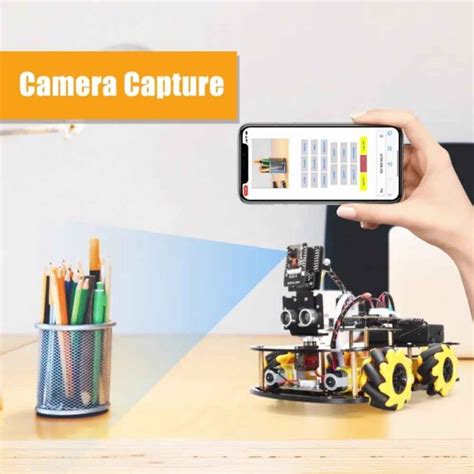Esp32 Cam Wi Fi Control Smart Robot Car Kit With Programming Code
