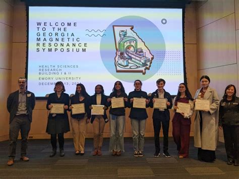 Congratulations To Everyone Involved In The Georgia Magnetic Resonance Symposium Held At Emory
