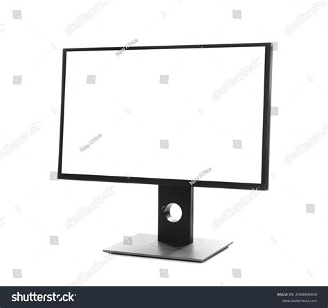 Modern Computer Monitor Blank Screen Isolated Stock Photo Shutterstock