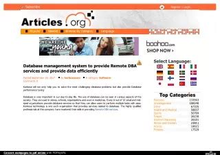 PPT Optimize Your Database RalanTech Oracle Remote DBA Services