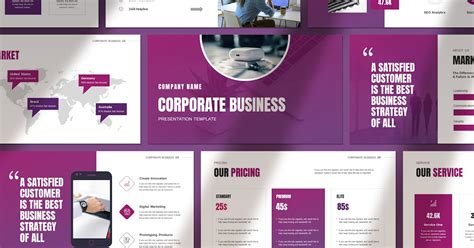 Шаблон презентации Keynote для корпоративного бизнеса Шаблоны презентаций Включая