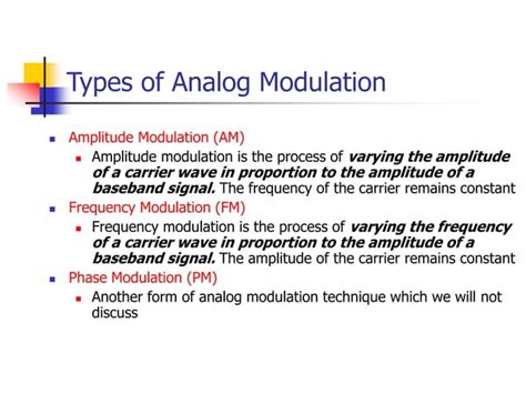 Chapter 4 Analog And Digital Modulation Ppt