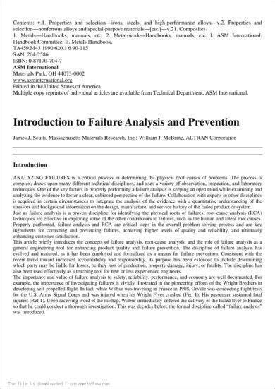 10 Failure Analysis Examples To Download