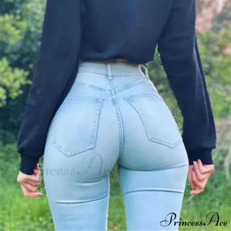 Street Leggings Pose Fotografi Casual Denim Jeans Hot Jeans