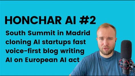 Oleksandr Honchar On Linkedin Honchar Ai 2 South Summit Cloning