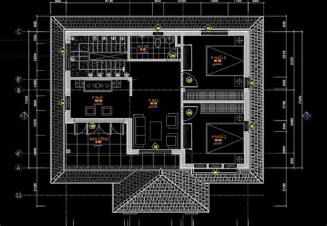 Mẫu nhà Hot Chia sẻ bản vẽ cad mẫu biệt thự tầng mái nhật nhỏ xinh diện tích x m