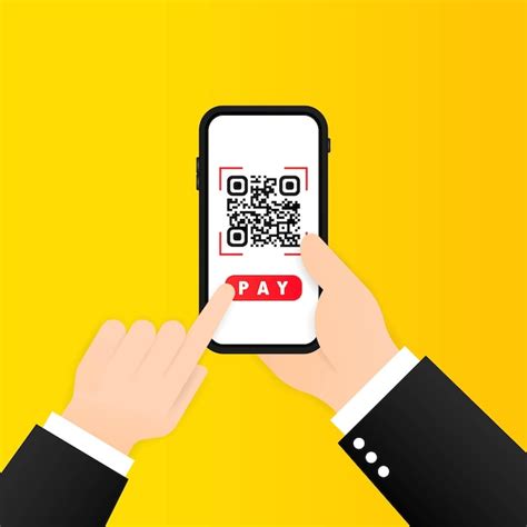 Scannez Le Code Qr Pour Payer Avec Un Téléphone Mobile Scanner Le Code Qr Du Smartphone