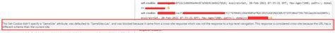 chrome 默认 cookie 的 samesite lax，导致 模式的站点的第三方 cookie 无法进行跨域传输