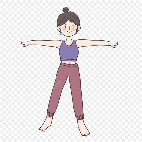 만화 일러스트 스포츠 여자 만화 여자 스포츠 Png 일러스트 및 Psd 이미지 무료 다운로드 Pngtree