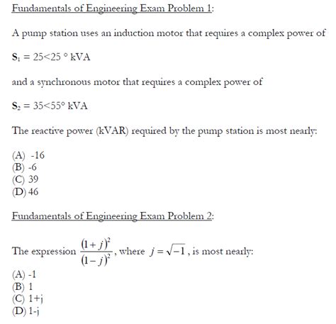 Solved Fundamentals Of Engineering Exam Problem 1 A Pump