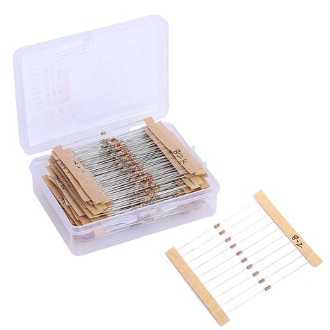 Electronic Resistor Resistor Pack Diy Resistor Carbon Film Resistor Kit 640Pcs Resistor 64