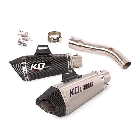 슬립 온 배기 세트 Db 킬레 이동식 스테인레스 스틸 머플러 파이프 혼다 Cb500 Cb400x Cb400r Cb500x 2018 2020 Aliexpress