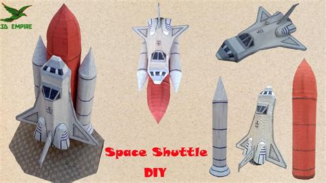 Make Cardboard Space Shuttle Diy Youtube