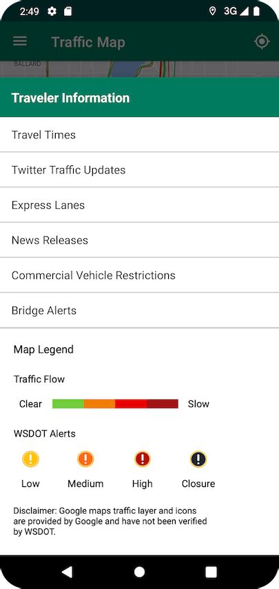 Add Traffic Map Legend Issue 158 WSDOT Wsdot Kotlin App GitHub