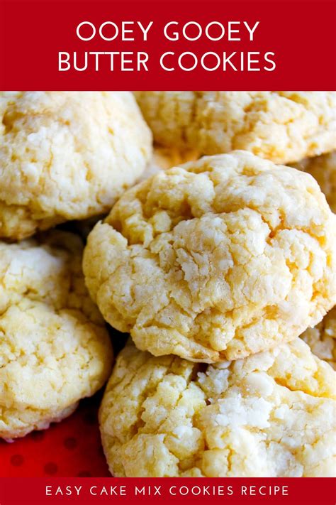 Ooey Gooey Butter Cookies Recipe Aka Cake Mix Cookies Merriment Design