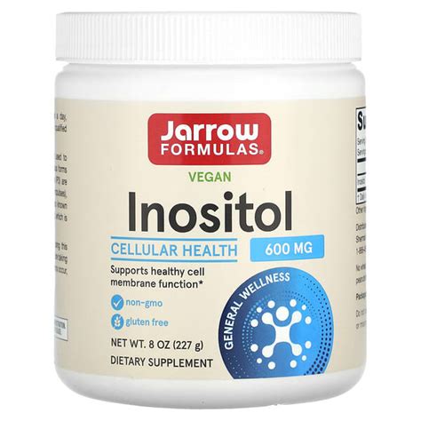 Jarrow Formulas Inositol 600 Mg 8 Oz 227 G