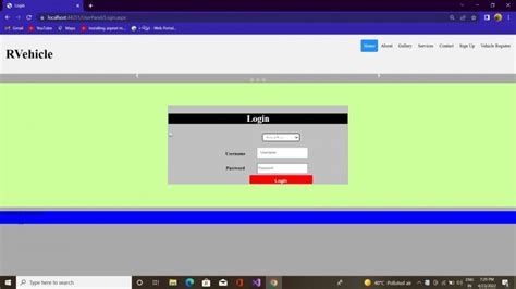Online Vehicle Registration System Project In C Net With Source Code And Report Download