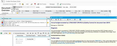 Solved Annual Budget Exceeded Fm Pb Available Control F Sap Community