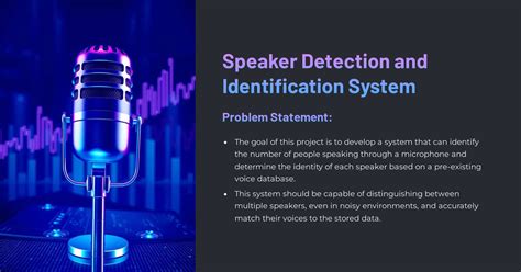 Speaker Detection And Identification System