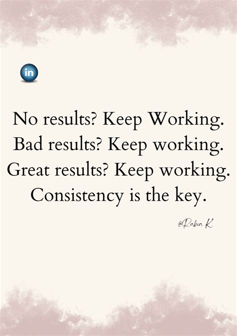 Rabia K On Linkedin Keepworking Persistence Consistencyiskey