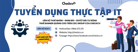 Tuyển Dụng Thực Tập It Doanh Nghiệp Cntt Cần Chiêu Mộ Đào Tạo Lập