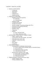 CHAPTER SKELETAL SYSTEM CHAPTER SKELETAL SYSTEM BONE CLASSIFICATION Long Bones Short