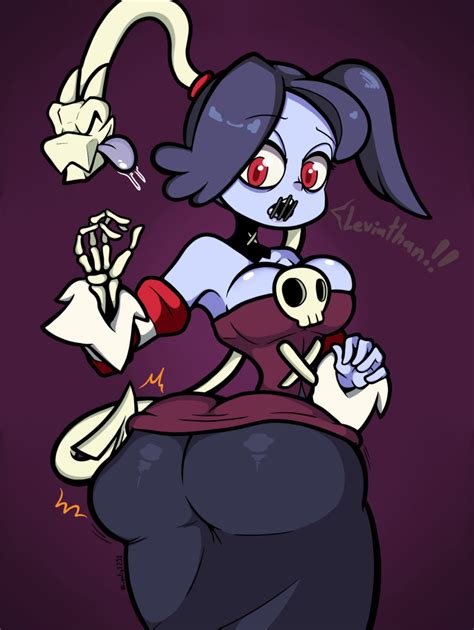 Rule 34 Ass Slap Big Ass Gotig1231 Leviathan Skullgirls Skullgirls Squigly Surprised 6730958