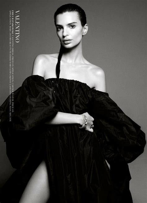 Emily Ratajkowski In Harpers Bazaar Magazine Australia March 2019