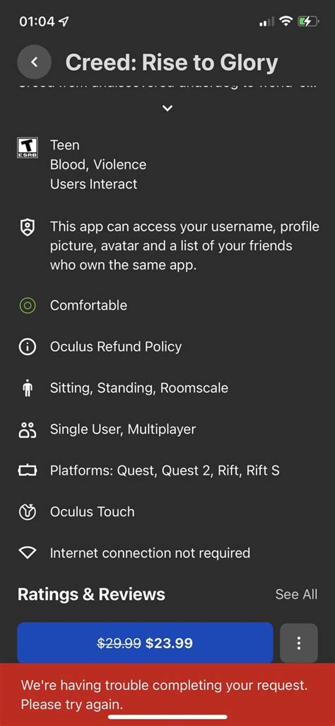 Oculus Quest 2 Buying Games Error Roculussupport