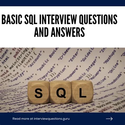 Top Basic SQL Interview Questions And Answers