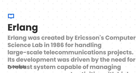 erlang tutorials