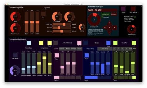 Github Thibaultducray Tonexpedal Touchosc Template Complete Template To Parameter The Tonex